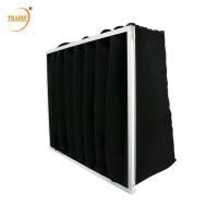 China 70% Black Carbon Activated Bag Air Filters For HVAC System for sale