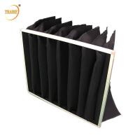 China 70% Black Carbon Activated Bag Air Filters For HVAC System for sale