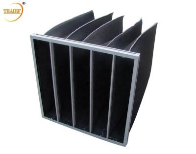 China Aluminum Alloy Frame HVAC Pocket Activated Carbon Air Filter Ordor Removal for sale