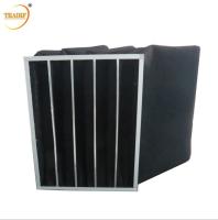 China Aluminum Alloy Frame HVAC Pocket Activated Carbon Air Filter Ordor Removal for sale