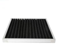 China Galvanized Plate 90% Activated Carbon Air Filter Sheet 610*610*46mm for sale