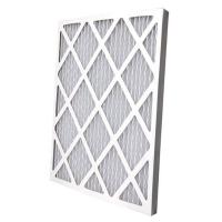 China HVAC Pleated Panel Cardboard Frame Pre Air Filter Filtration Class G3 G4 M5 for sale