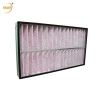 China Ahu Pleated Panel Air Cleaner Filter M13 Synthetic Fiber Filter for sale