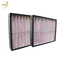 China Disposable MERV 13 Pleated AC Furnace HVAC Air Filter With Galvanization Net for sale