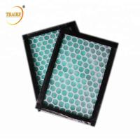 China Large Air Flow Panel Paint Stop Spray Booth Fiberglass Air Filter 1μM for sale