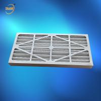 China M5 Moisture Resistance Cardboard Pleated Panel AHU Pre Air Filter 80% RH for sale