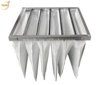 China White Polyester Fiber Washable Bag Air Filter For Cement Plant for sale