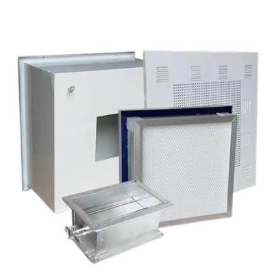 China 0.3uM 99.99% HEPA Terminal Box Filter Diffuser 500m³/h for sale