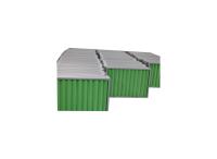 China Aluminum Alloy Frame G4 Pleated HVAC Air Filter For Ventilation System for sale