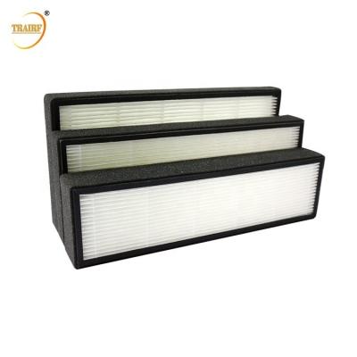 China Black PP Frame 99.97% Welding Respirator HEPA Air Filter for sale