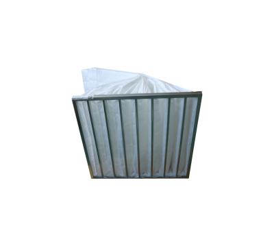 China 592*592*600 8P Middle Efficiency Ventilation System Spray Booth Panel Filters for sale