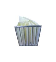 China Aluminum Alloy Frame Medium Efficiency Bag Air Filter F8 For Industry Ventilation System for sale