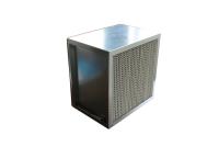 China Galvanized Steel Frame 0.3um Deep Pleat HEPA Filter For Cleaning Room for sale