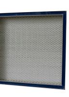 China Aluminum Alloy Frame Fiber Glass Gel Seal HEPA Filter For Hospital for sale