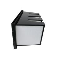 China ABS Plastic Frame 0.5 Micron V Bank Filter For HVAC System for sale