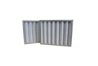 China Aluminum Frame G4 Pleated Panel Air Filter Lower Resistance for sale