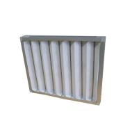 China Aluminum Frame G4 Pleated Panel Air Filter Lower Resistance for sale