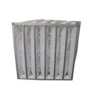 China Synthetic Fiber Pocket Air Filter With High Air Flow Rate Filtration Efficiency F5-F9 for sale