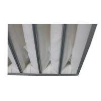 China Synthetic Fiber Pocket Air Filter With High Air Flow Rate Filtration Efficiency F5-F9 for sale