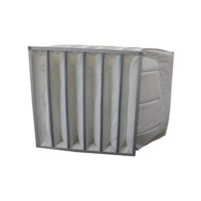 China Aluminum Frame Bag Air Filter Easy Installation for sale