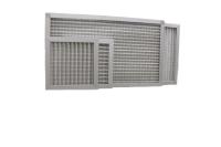 China Aluminum Frame Pre Pleated Panel Air Filter for sale