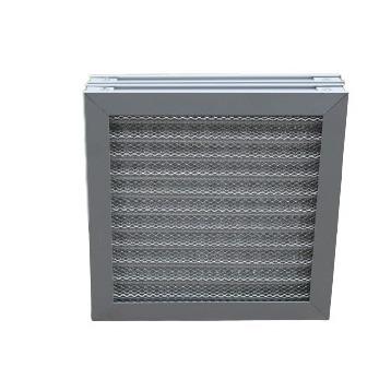 China Aluminum Frame Pre Pleated Panel Air Filter for sale