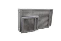 China Silver Corrugated Aluminum Nets Air Filter Carton Packaging for sale