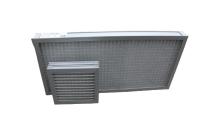 China Silver Corrugated Aluminum Nets Preliminary Air Filter in Carton Package for sale