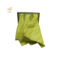 China F5 Medium Efficiency Air Filter Bag Pocket Filter With Galvanized Frame for sale