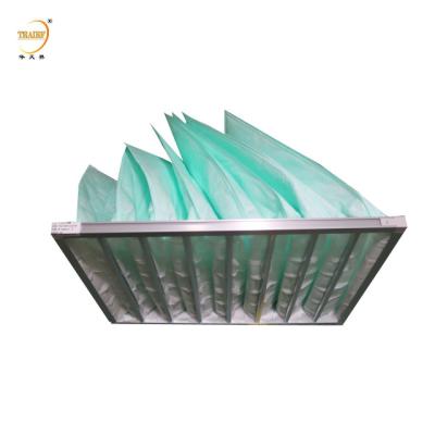 China Synthetic Fiber Industrial Pocket Air Filter for Cleaning Room for sale