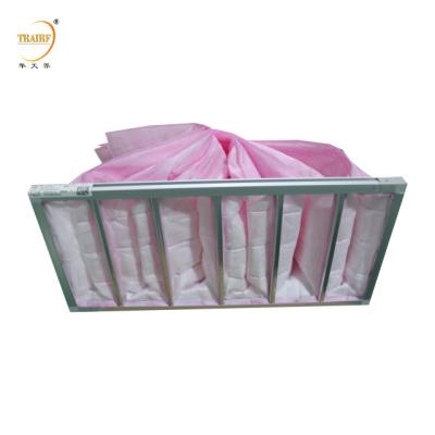 China Bag Filter Filtration Aluminium Frame Pocket Air Filter for HAVC System for sale