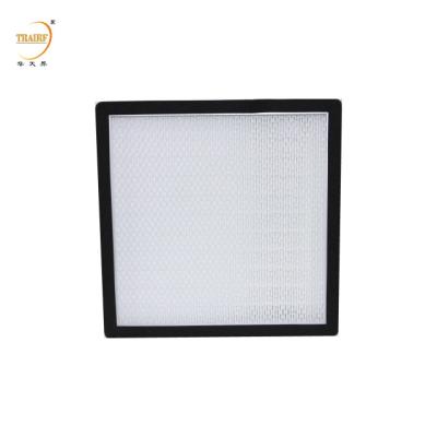 China Aluminium Alloy Frame H13 H14 Mini Pleat Hepa Air Filter High Efficiency for sale