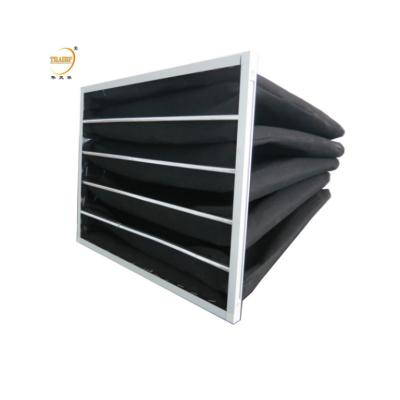 China G4 Pocket Medium Efficient Activated Hvac Carbon Bag Air Filter for Odor Remover for sale