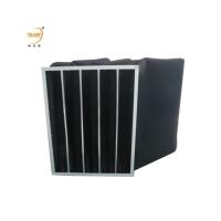 China Spray Booth Ventilation Activated Carbon Pocket Air Filter For Clean Room Fan Filter Unit for sale