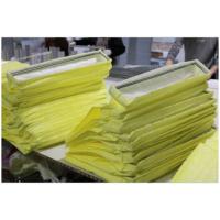 China Pocket Synthetic Fiber Industrial Air Filter 6 Pockets Pocket Media for sale