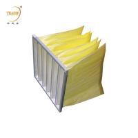 China Aluminum Frame Air Conditioning Medium Pocket Filter Media For Hvac for sale