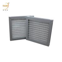 China Metal Washable Corrugated Aluminum Mesh Pre Air Filter For Cleaning Equipment for sale