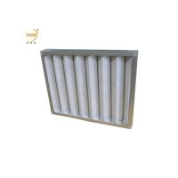 China AHU Filter G3 G4 Replacement Panel Pleated Pre Filter For Cleaning Room for sale