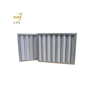 China Custom Polyester HVAC Filter Pleated Air Filter Dust Odor Air Filter for sale