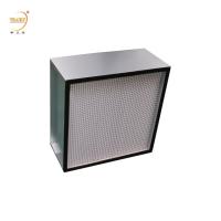 China Cleam Room H13 H14 Deep Pleat Hepa Filter with Stainless Frame and Paper Separator for sale
