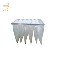 China Custom Filter Material G4 Synthetic Fiber Multi Pockets Pre Filter Pocket Filter for sale