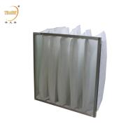 China G4 Customized Size Fiberglass Paper Air Filter Material Pocket Filter Bag For Odor Remover for sale