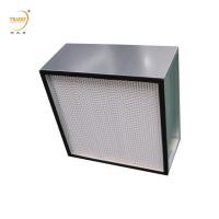 China Deep Pleated Separator Laminar Flow Hood H13 H14 Hepa Filter for sale