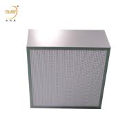 China Deep Pleated Separator Laminar Flow Hood H13 H14 Hepa Filter for sale