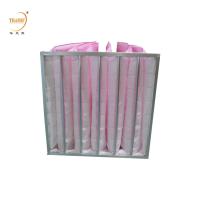 China Bag Medium Synthetic Fiber Filter F7 Filter Fiberglass Pocket Air Filter for sale