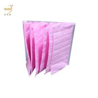 China Bag Medium Synthetic Fiber Filter F7 Filter Fiberglass Pocket Air Filter for sale