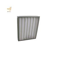 China G3 G4 Replacement Panel Pleated Pre Filter AHU With Aluminum Or Galvanized Frame for sale