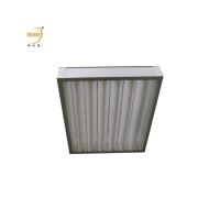 China G3 G4 Replacement Panel Pleated Pre Filter AHU With Aluminum Or Galvanized Frame for sale