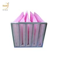 China Synthetic Fiber Medium Efficiency Bag Air Filter Pocket for sale