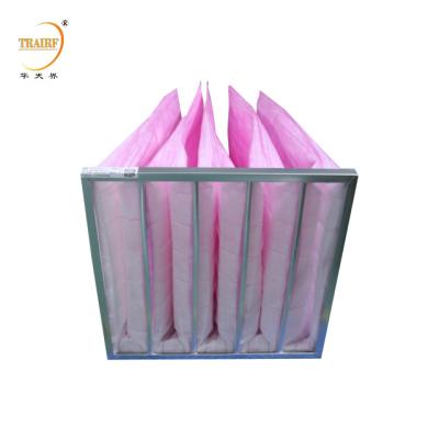China Synthetic Fiber Medium Efficiency Bag Air Filter Pocket for sale